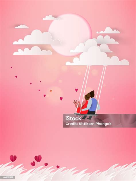 달콤한 신혼 여행 휴가 여름 휴가 로맨스에 몇 사랑 개념입니다 해피 발렌타인 데이 벽지 포스터 카드 벡터 일러스트입니다 2월에 대한 스톡 벡터 아트 및 기타 이미지 Istock