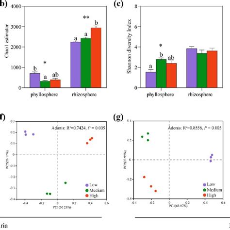 Diversity Of Microbial Communities In The Phyllosphere And Rhizosphere Download Scientific