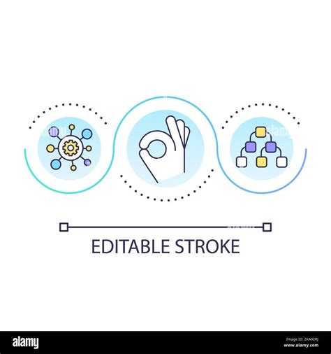 Optimize Work Process Loop Concept Icon Stock Vector Image Art Alamy