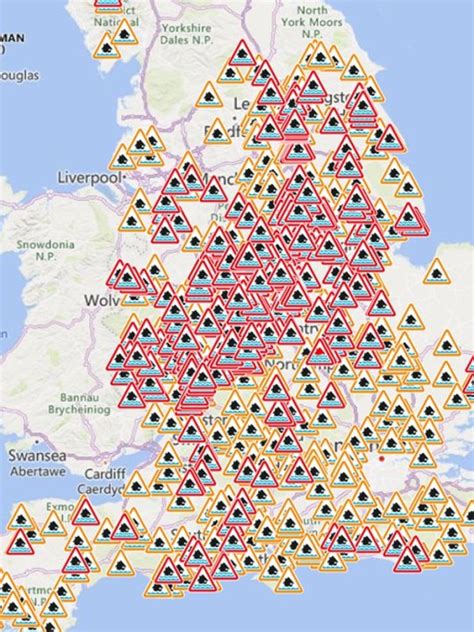 Storm Henk Flooding Map Shows Over 300 Uk Flood Alerts In Place Uk