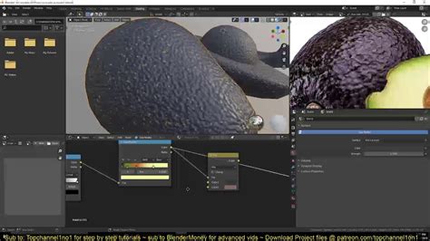 How To Procedural Texturing In Blender Tutorial Series Avocado Texturing Part YouTube
