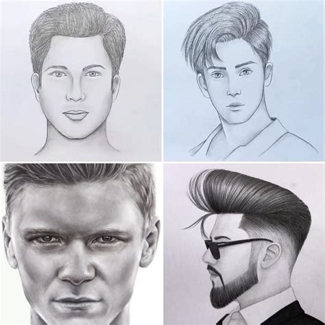 25 Easy Male Face Drawing Ideas How To Draw