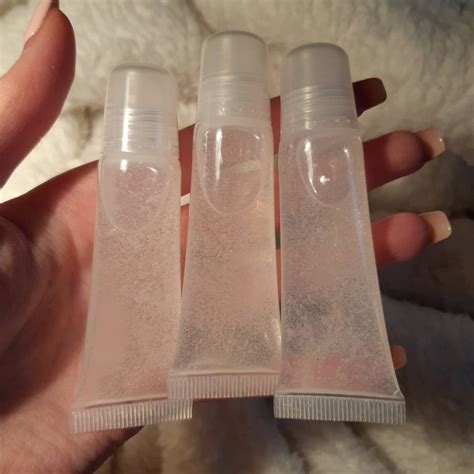 Clear Peppermint Flavoured Lip Gloss Etsy UK