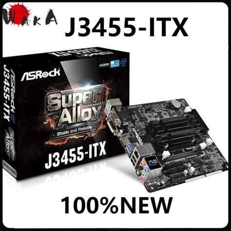 New Asrock J3455 Itx Mini Itx Motherboard Integrated Cpu Quad Core Motherboard Nas Itx