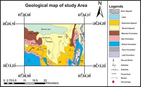 Updated Geological Map Of The Study Area Hunting Survey Corporation Download