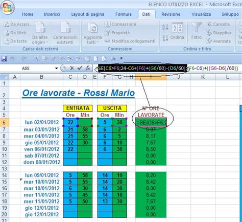Adesso il risultato è corretto e la formula funziona sia con orari a cavallo tra due giorni