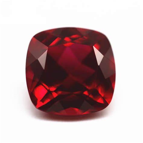 Lab Grown Cushion Cut Ruby Best Place To Buy Loose Moissanite Stones