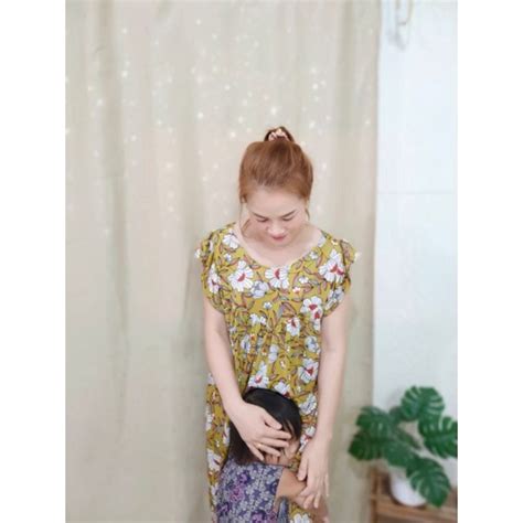 Setแขนระบาย ชุดนอนยาว ไซส์ใหญ่สวยๆ Irinjarawee Thaipick