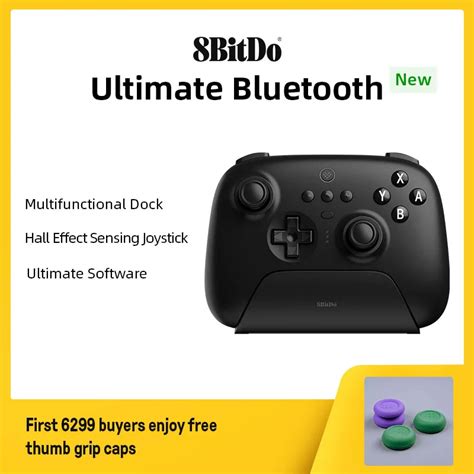 8bitdo 최고의 무선 블루투스 게임 컨트롤러 닌텐도 스위치 및 Pc Windows 10 11 스팀 데크 용 충전 도크 포함