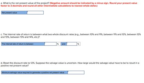 Solved Chapter 12 Applying Excel Data Example E Cost Of