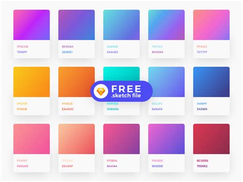 Gradients Set For Sketch Mockuplove