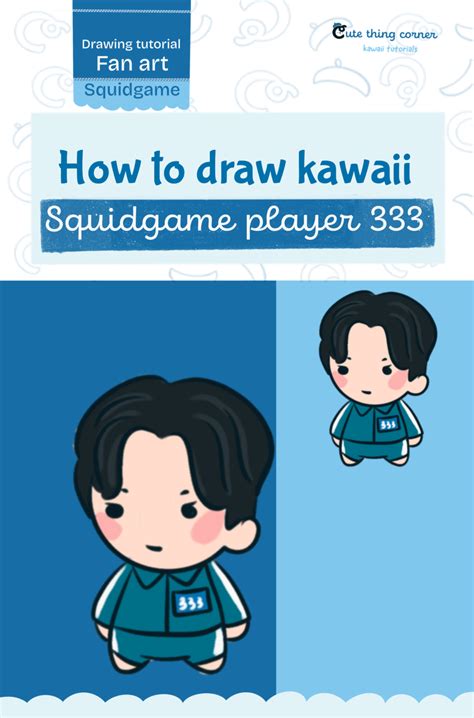 How To Draw Cute Squidgame Guard Step By Step