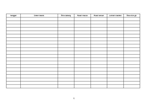 Roastery Form Pdf