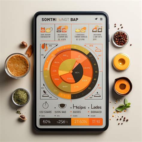 Premium Photo Mobile App Layout Design Of Diabetes Management App Comprehensive And User