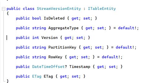 Bug Tables Etag Represents Null Value Unless `tableentity` Is Used