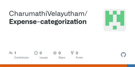 Github Charumathivelayutham Expense Categorization