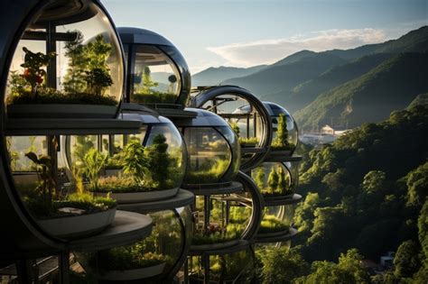 미래 지향적 인 도시 의 전망 무료 사진