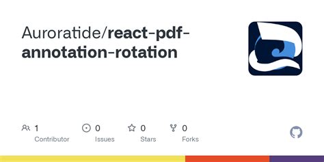 Github Auroratidereact Pdf Annotation Rotation