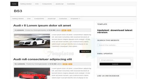 Bs3 Responsive Blogger Template 2014 Free Blogger Templates Download