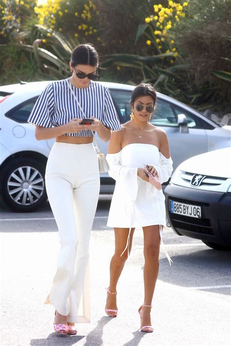 Kendall Jenner And Kourtney Kardashian Out In Antibes 05232017