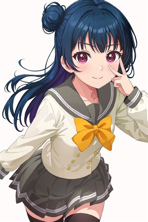 Tsushima Yoshiko Love Live And More Drawn By Rabineru Danbooru