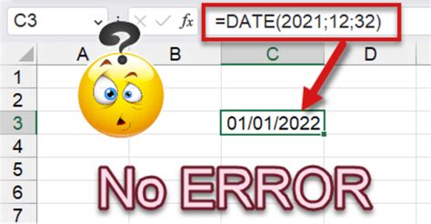 Función FECHA AÑO MES DÍA