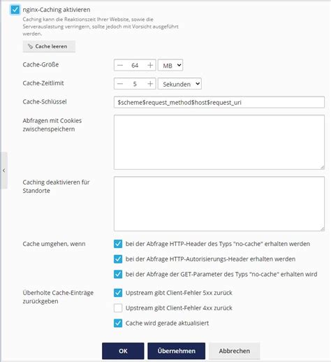 Nextcloud nginx caching activate ℹ Support Nextcloud community
