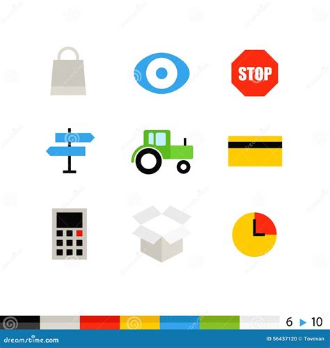 Different Flat Design Web And Application Interface Icons Stock Vector Illustration Of
