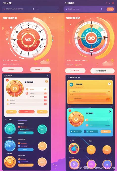 Comparison Of Spinner UI And Dropdown UI Stable Diffusion Online