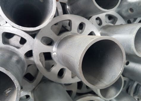 Hot Dip Galvanized Ringlock Scaffolding System Gravity Self Locking