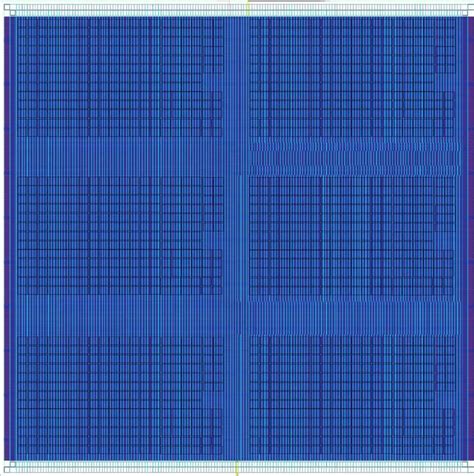 Vlsi Implementation Layout Of The 256 K Fft Download Scientific Diagram