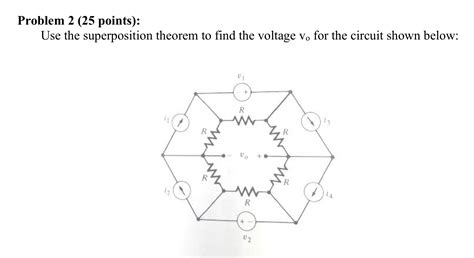 Solved Problem Points Use The Superposition Theorem Chegg
