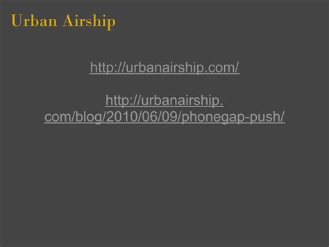 Building Native Mobile Apps Using Web Technologies Ppt