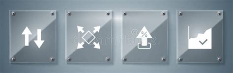 Set Financial Growth Increase Percent Up Arrow Many Ways Directional