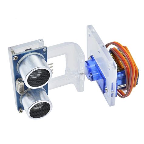 Ultrasonic Sr04 Sg90 Servo Bracket Hc Sr04 Distance Sensor Module Sg90 Micro Servo For