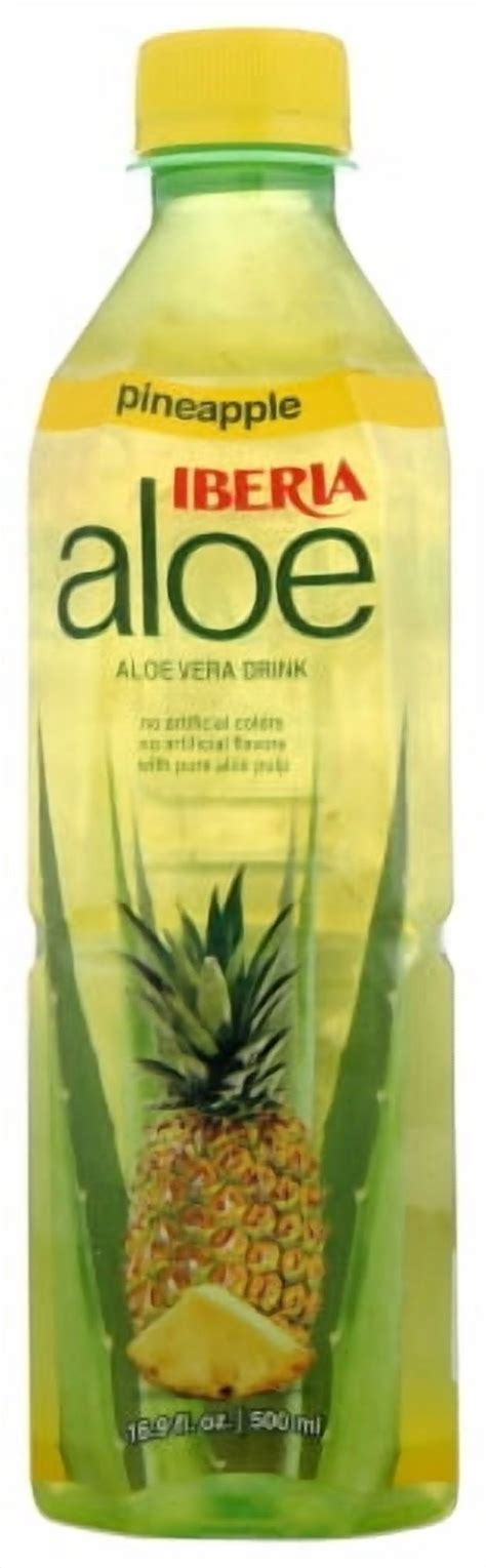Pack Of 24 Iberia Aloe Vera Pineapple 169 Oz