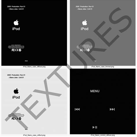 Coleção De Modelos Do Ipod 3d 4 Modelo 3d 59 3ds C4d Ma Max Obj