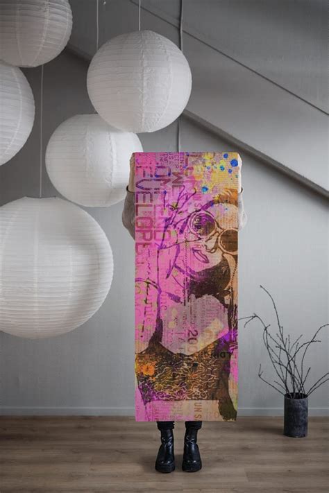 Urban Street Art Fancy Girl Wallpaper Happywall