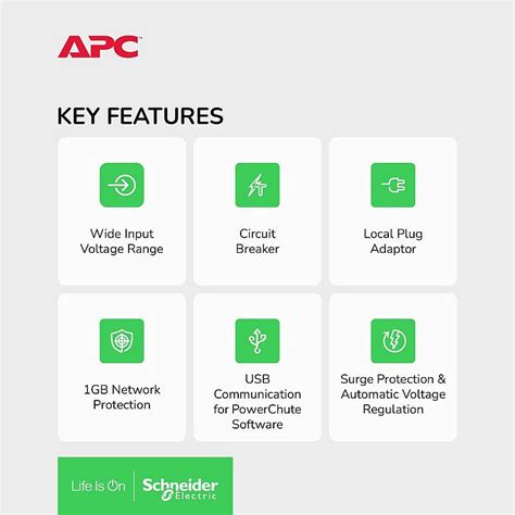 Apc Ups Line Interactive Ups Apc Bx950 Bx950mims 950va 520w Avr Usb