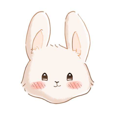 귀여운 흰 토끼 토끼 랍비 귀여운 토끼 Png 일러스트 및 Psd 이미지 무료 다운로드 Pngtree
