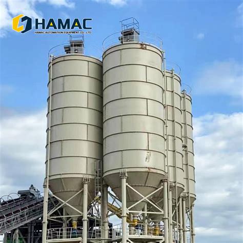 Ce And Iso Certificate 100 Ton Cement Silo Foundation Steel Silo For