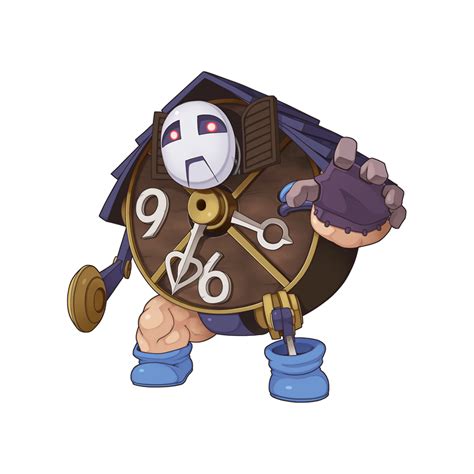 Yuichirou Ragnarok Online Official Art Analog Clock Big Bell Ragnarok Online Chibi Chibi