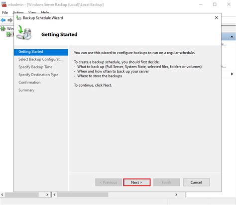 Schedule Windows Server Backup To A Remote Shared Folder