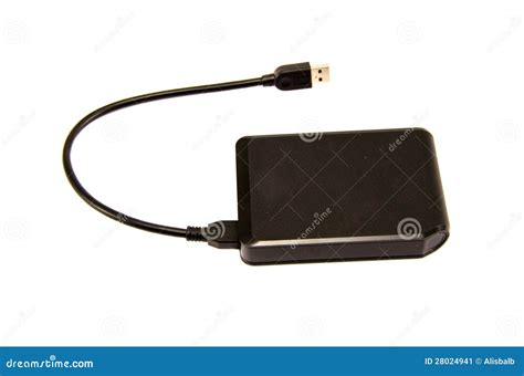External Hard Drive With Usb Port Stock Image Image 28024941