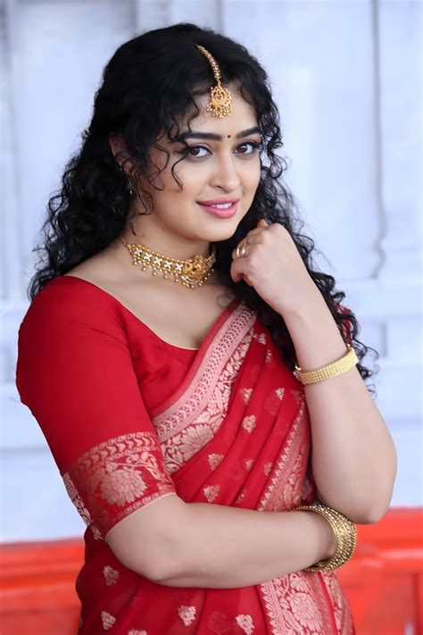 Apsara Rani In Saree Stills At Her New Telugu