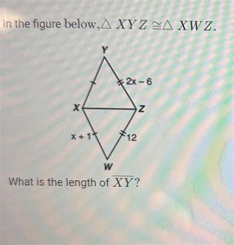 solved in the figure below triangle xyz is congruent to