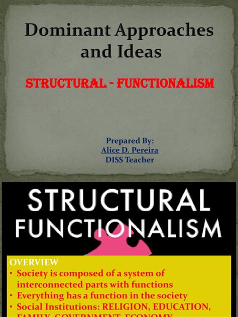 Structural Functionalism Diss Pdf Sociology Scientific Theories