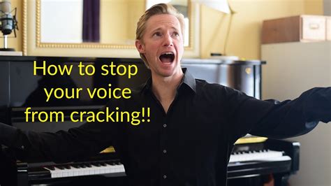 How To Stop Your Voice From Cracking Youtube