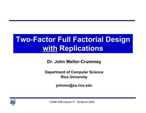 Pdf Two Factor Full Factorial Design With Replications Dokumentips