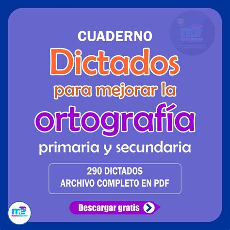 Cuaderno De Ortografía 6° Primaria Pdf Concurso De Ortografía